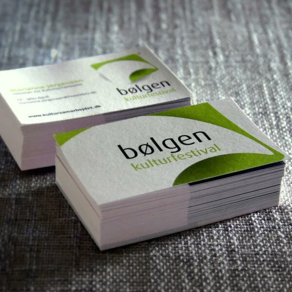 Flotte visitkort i god kvalitet med mulighed for print på begge sider ...